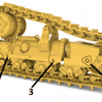 Undercarriage Frame Major Bogie Pins - TrackTreads - Asset Wear Management
